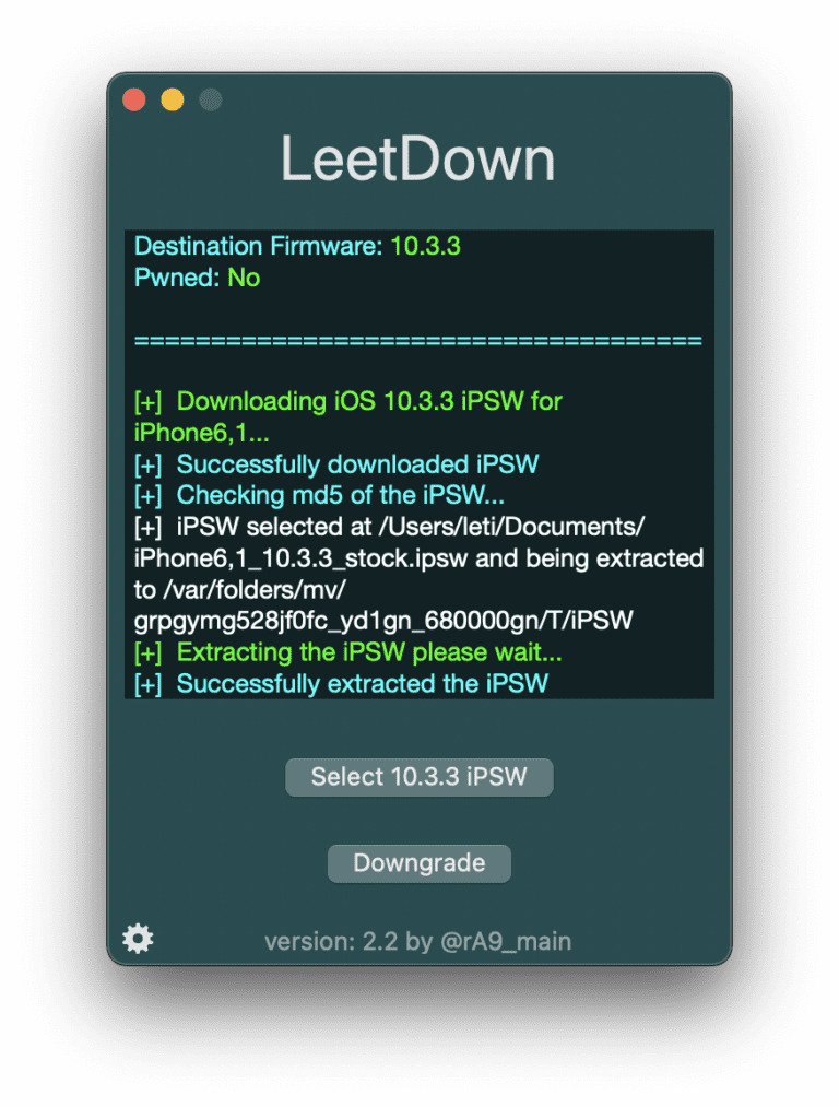 Hướng dẫn hạ cấp iOS các thiết bị A6 và A7 bằng LeetDown
